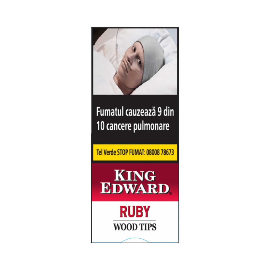 Tigari de foi King Edward Wood Tips Ruby (5) | TABACO.ro
